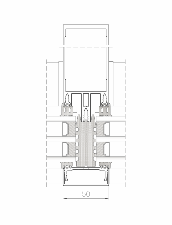 System FA 50N HI - YAWAL SA - architektoniczne systemy aluminiowe