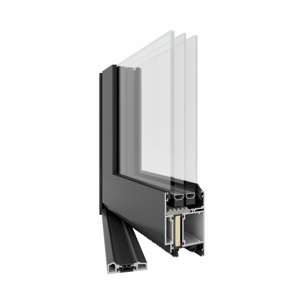 TM 62HI system - YAWAL SA - architektoniczne systemy aluminiowe